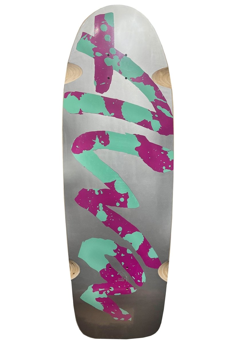 Alva Metallic Rocker Deck 10.75x34.25 WB18 - Silvercloud – Status Skateshop