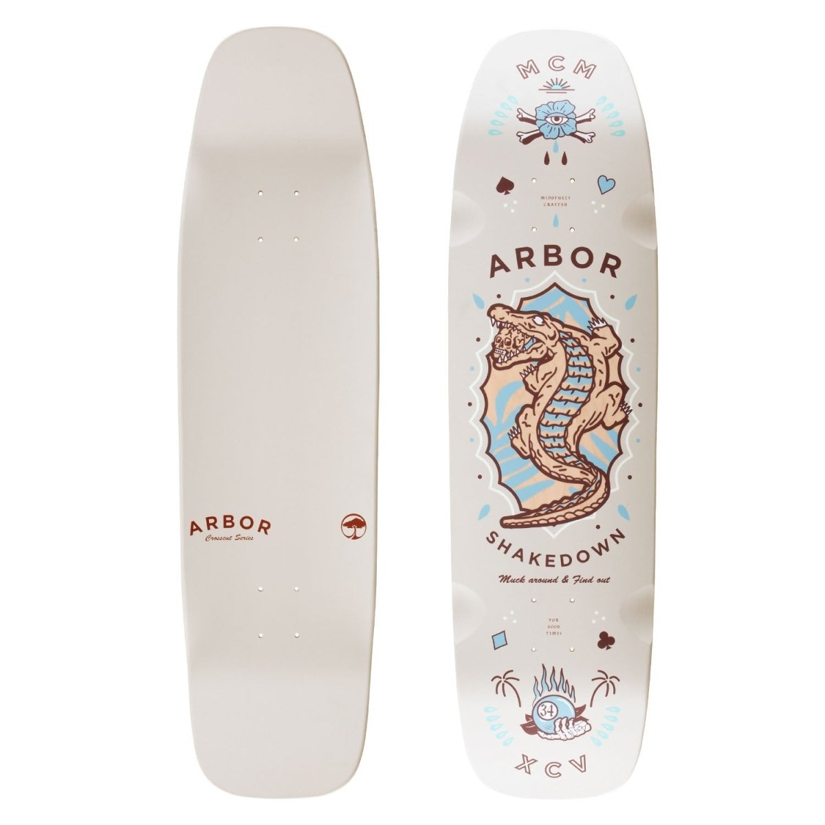 Arbor Shakedown Deathroll 34" Deck – Status Skateshop