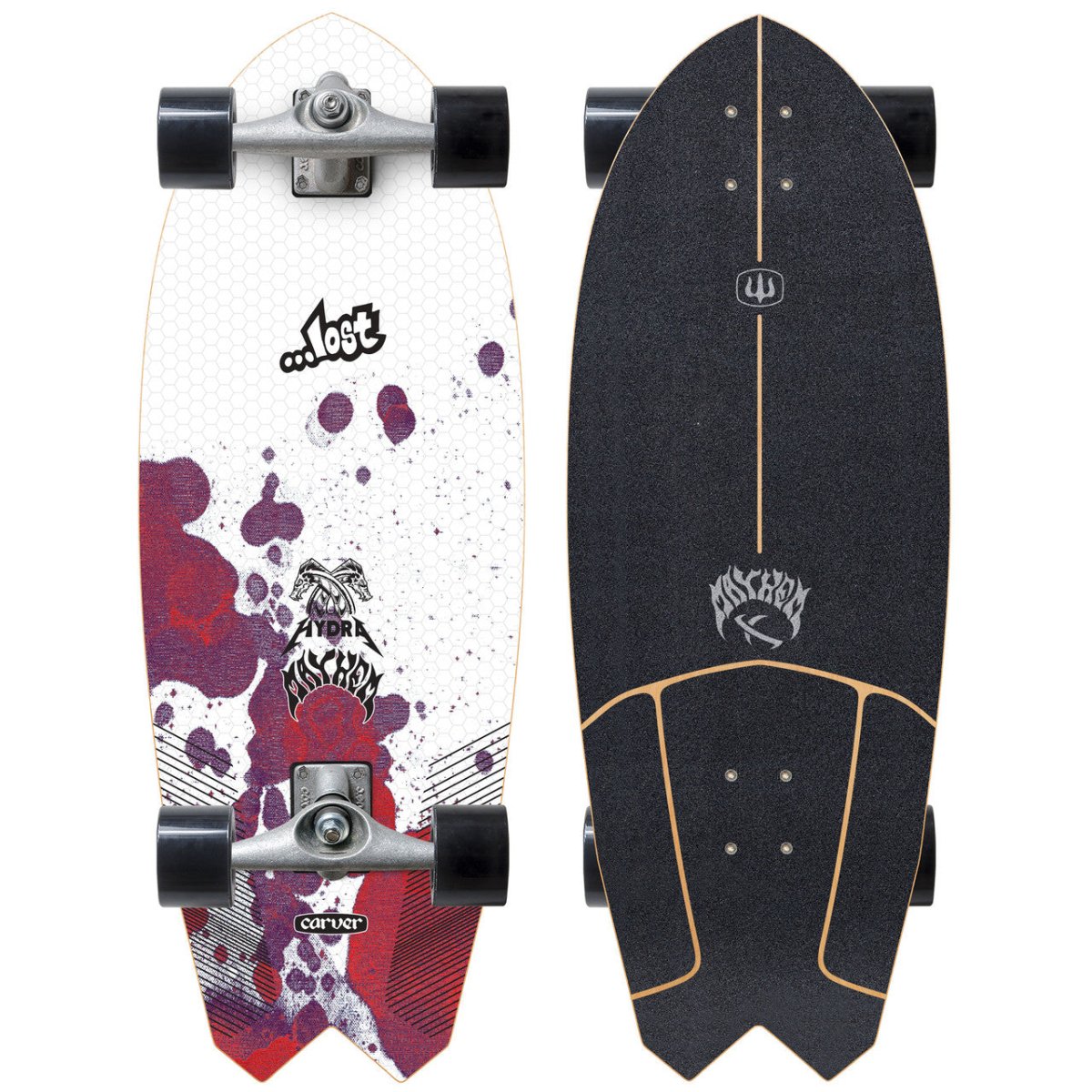 Carver CX Lost Hydra 29" Surfskate Complete (V5) – Status Skateshop