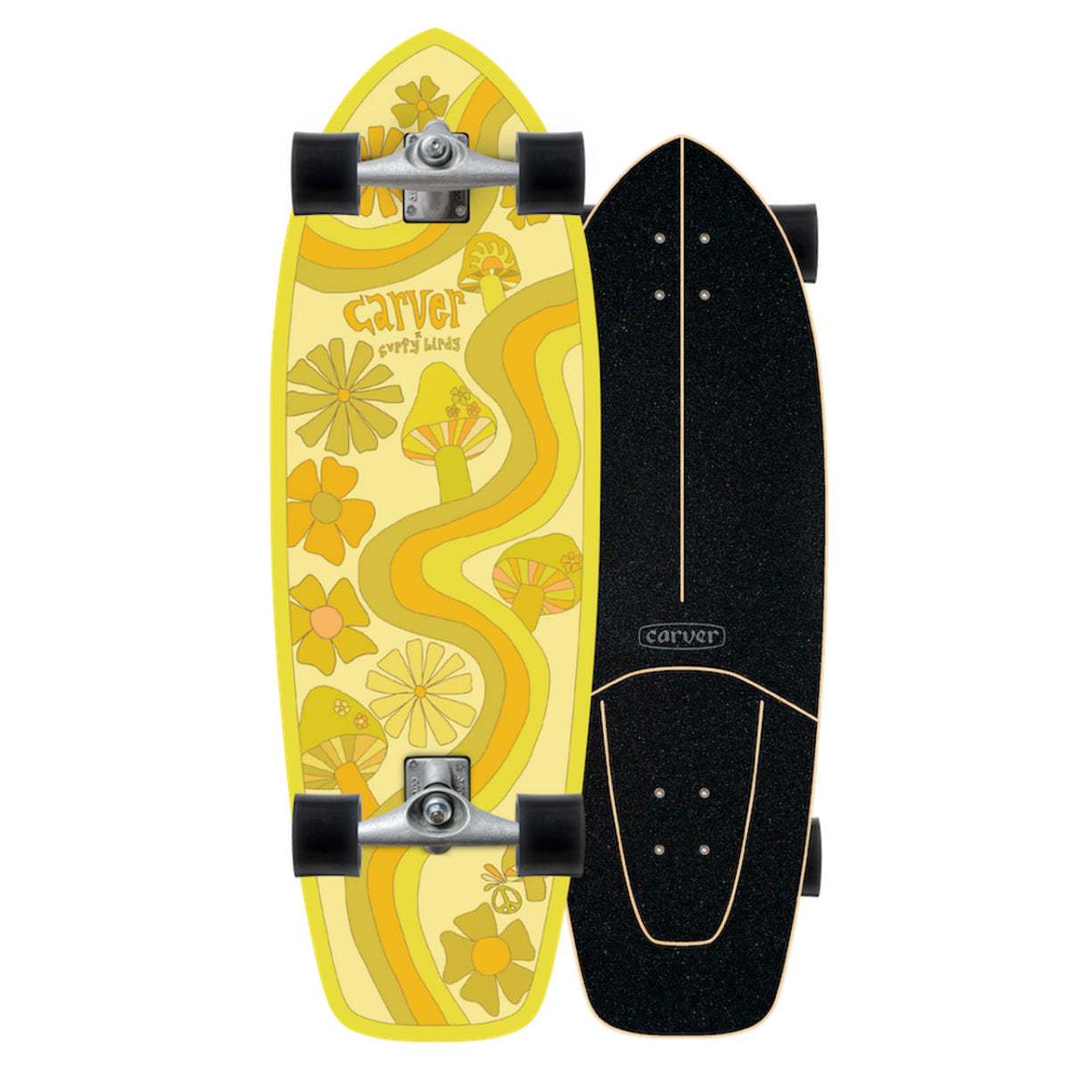 Carver CX Trippie Hippie 30.25 Surfskate Complete (V3) – Status Skateshop
