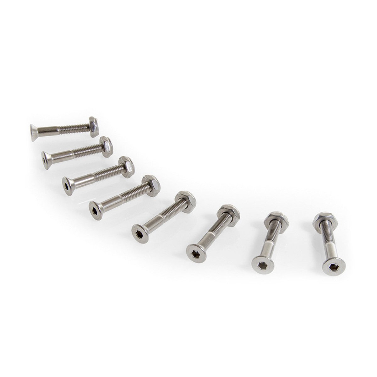 Carver Zinc Plated Hardware 1 1/4 in Set – Status Skateshop