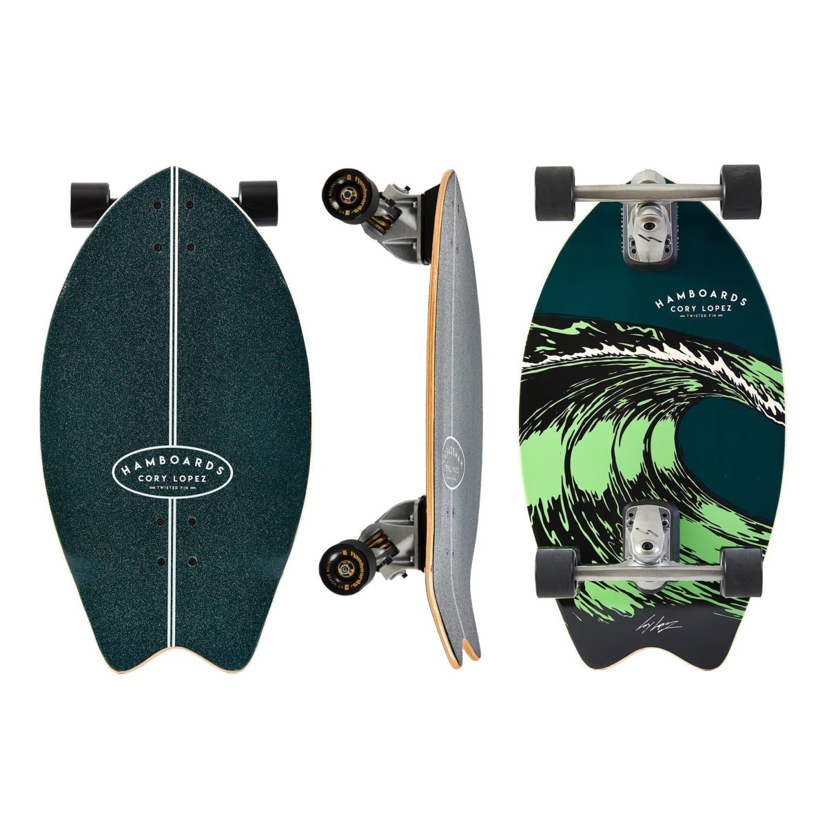 Hamboards Twisted Fin – Status Skateshop