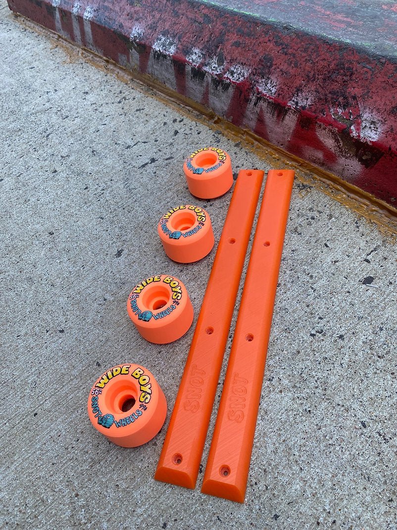 LJ X Snot Wide Boy Rails - Orange – Status Skateshop
