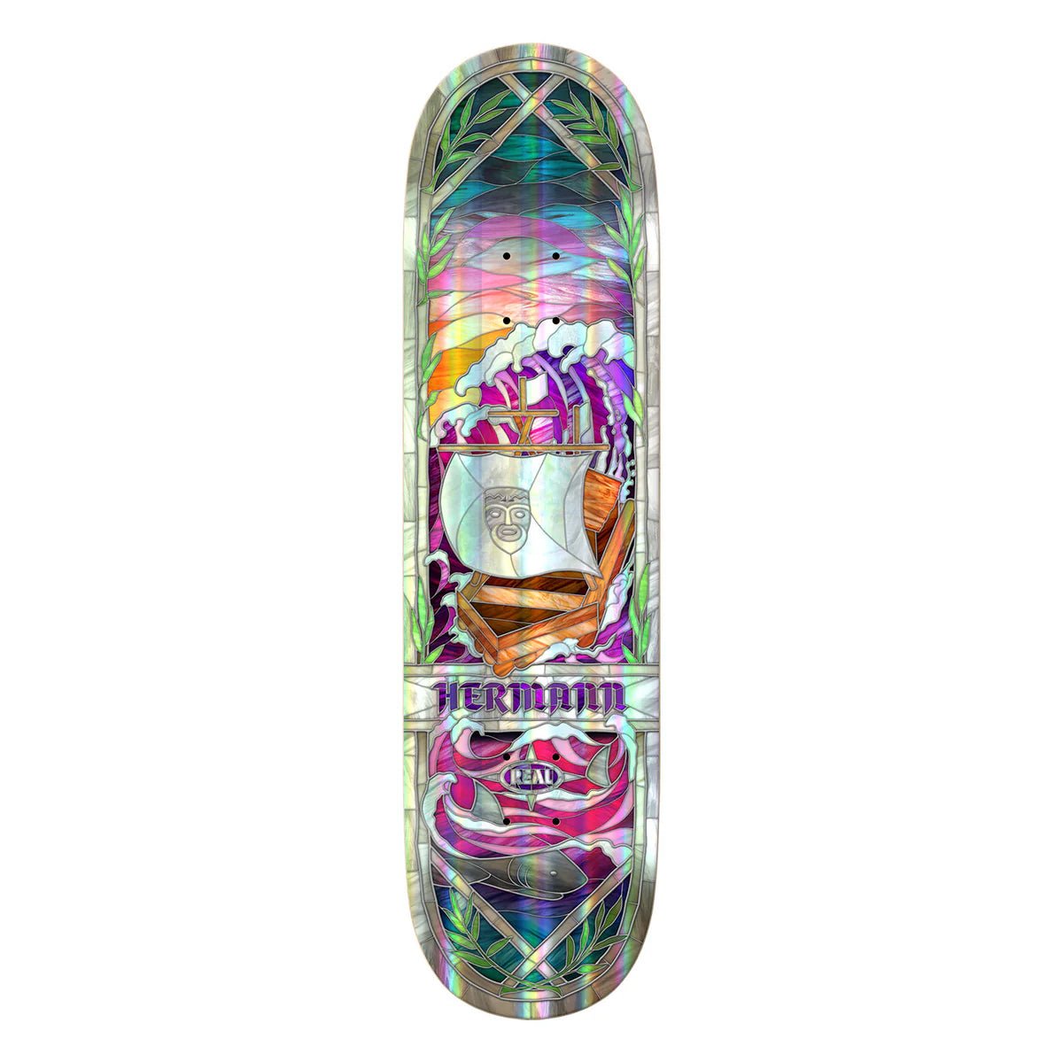 Real Hermann Cathedral Deck 8.38" Wb:14.38" – Status Skateshop