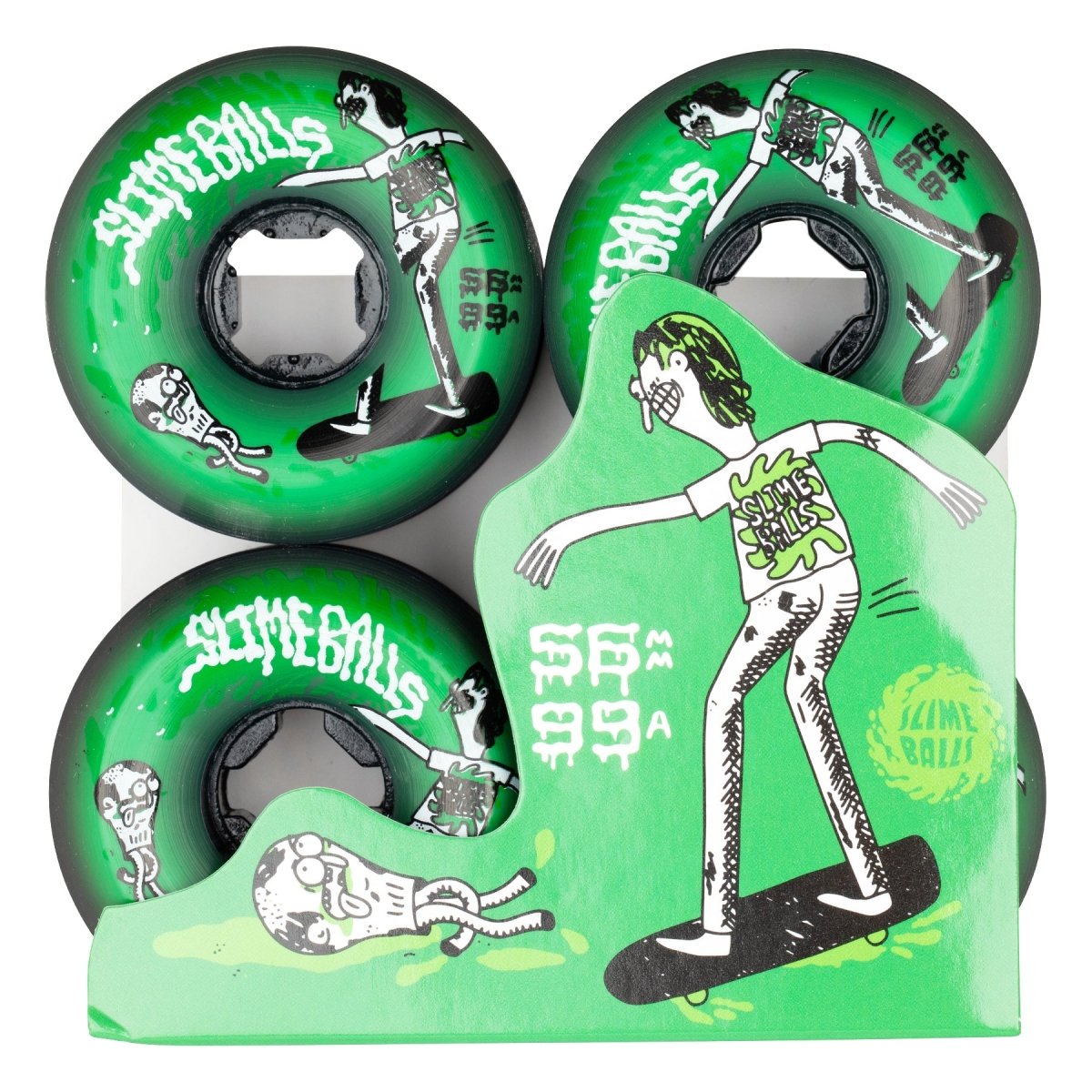 Slime Balls 56mm Jay Howell Speed Balls 99a (Green) – Status Skateshop