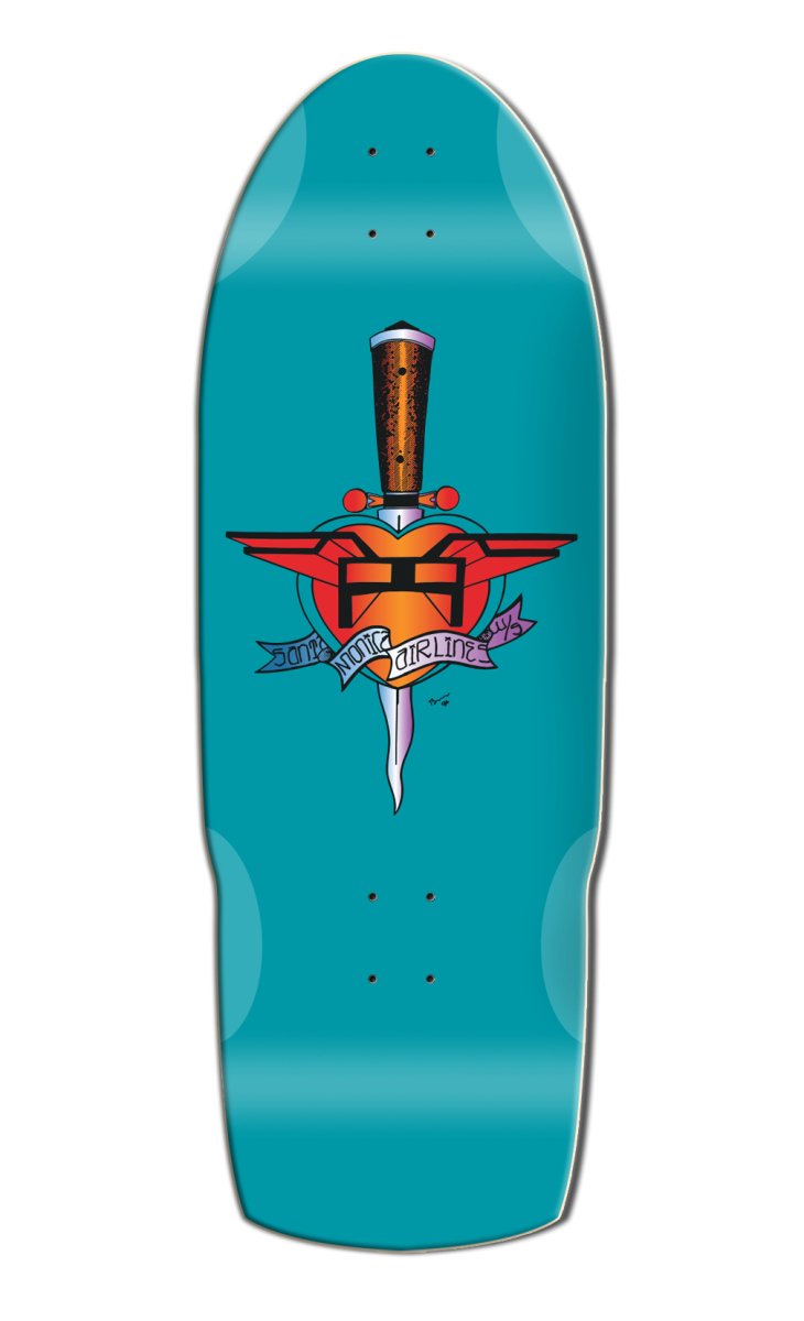 SMA Heart Attack (Teal Dipped) 10.5" WB:17" Reissue Series 1 – Status ...